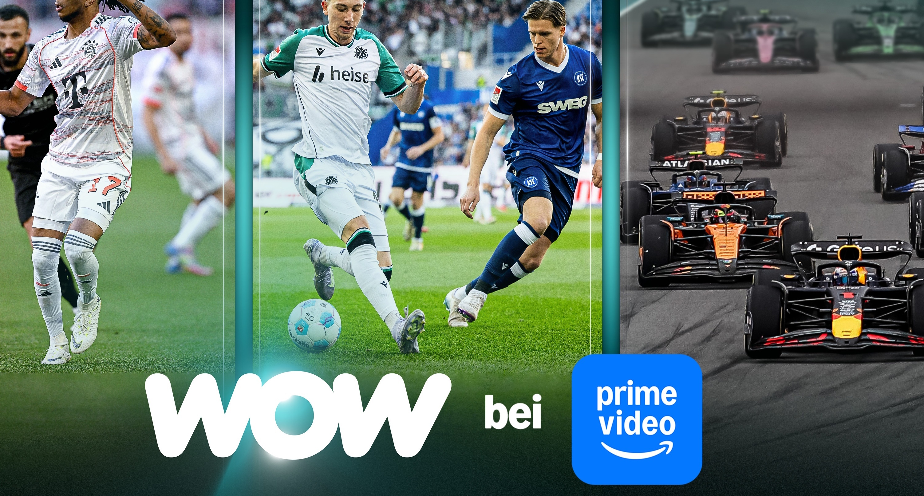 Sport-Paket von Sky-Streamer Wow ist nun auch über Prime Video verfügbar