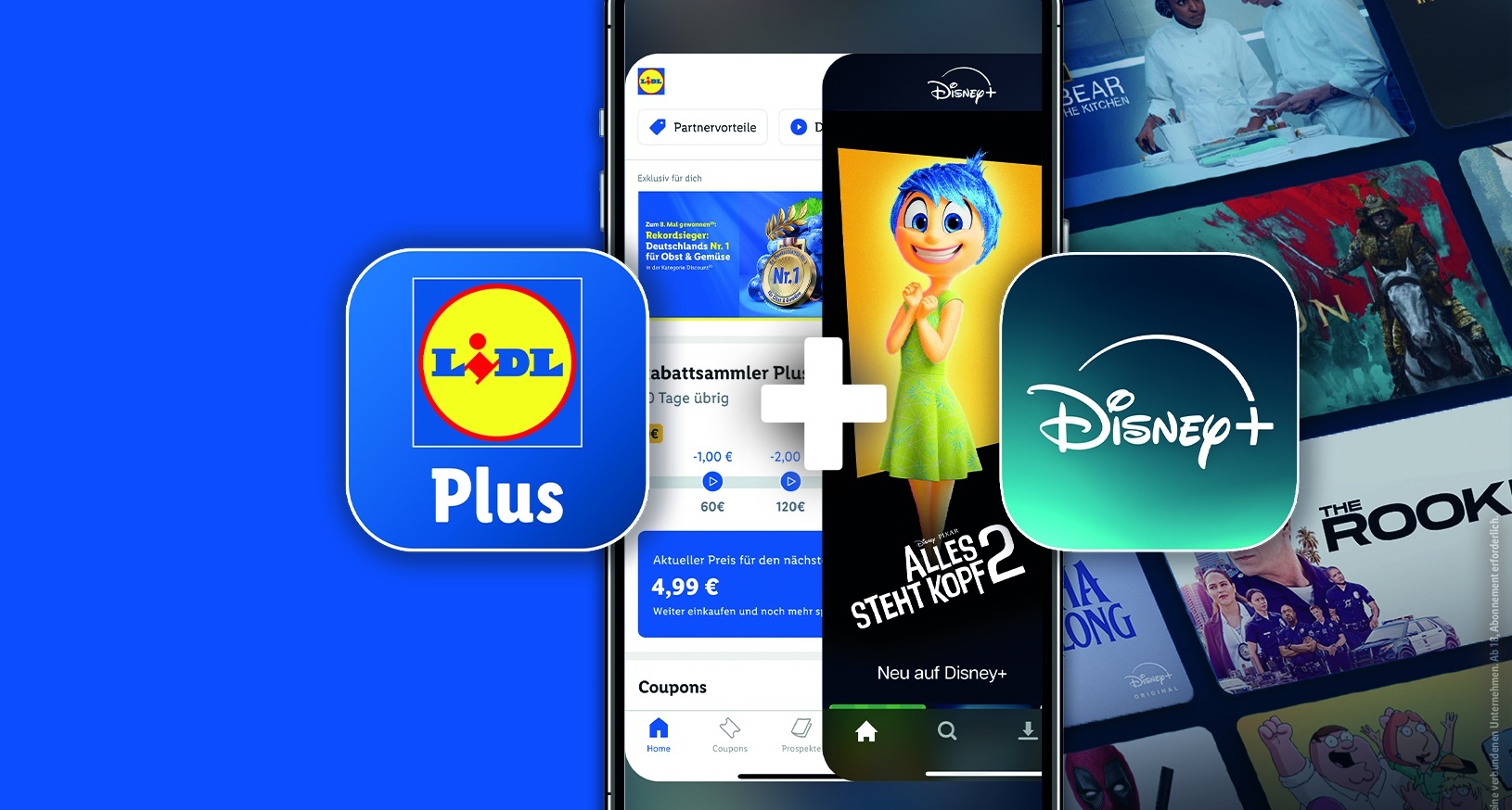 Lidl und Disney+ starten Partnerschaft mit Angebot in der Lidl-Plus-App