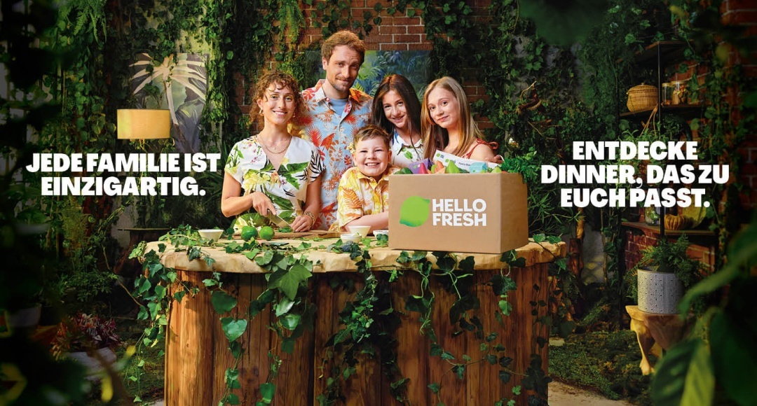 HelloFresh mit „größter globaler“ Kampagne und neuem Slogan