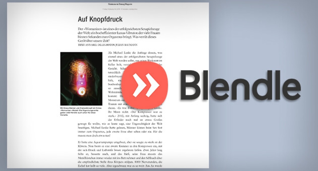 Schluss mit dem Artikel-Einzelverkauf! Blendle setzt künftig voll auf ...