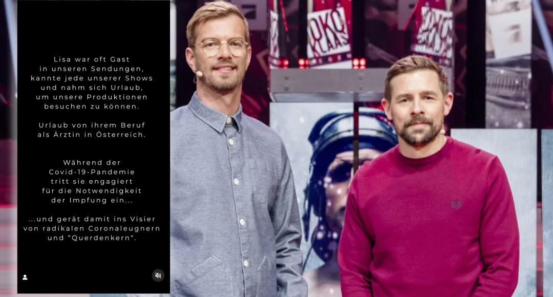 Joko und Klaas widmen ProSieben-Show Lisa-Maria Kellermayr