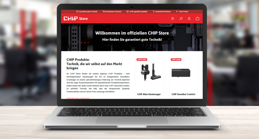 "Chip" eröffnet "ChipStore.de" mit Technikprodukten